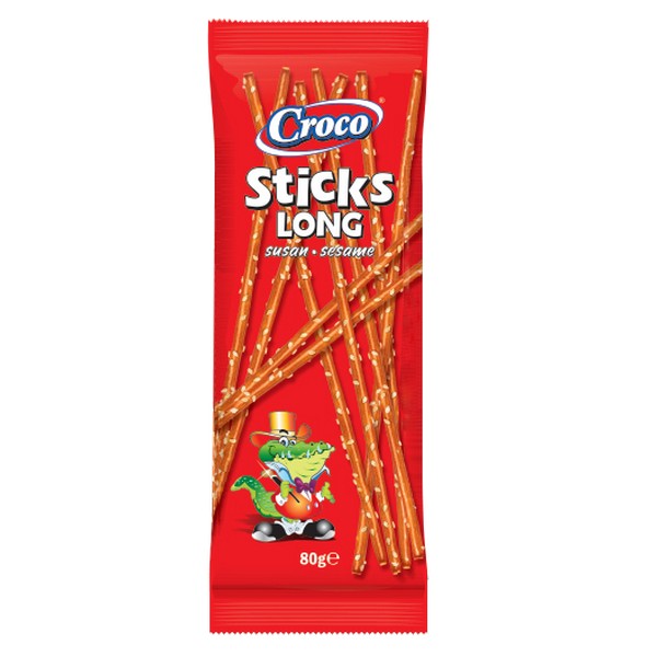 CROCO SALTED LONG SESAME STICKS 80G – World Best Brands