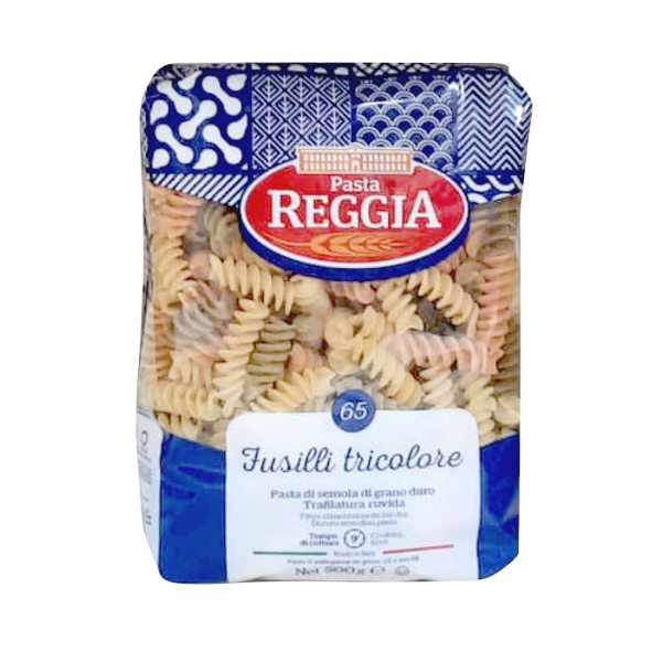 FUSILLI TRICOLORE PASTA REGGIA 500G – World Best Brands